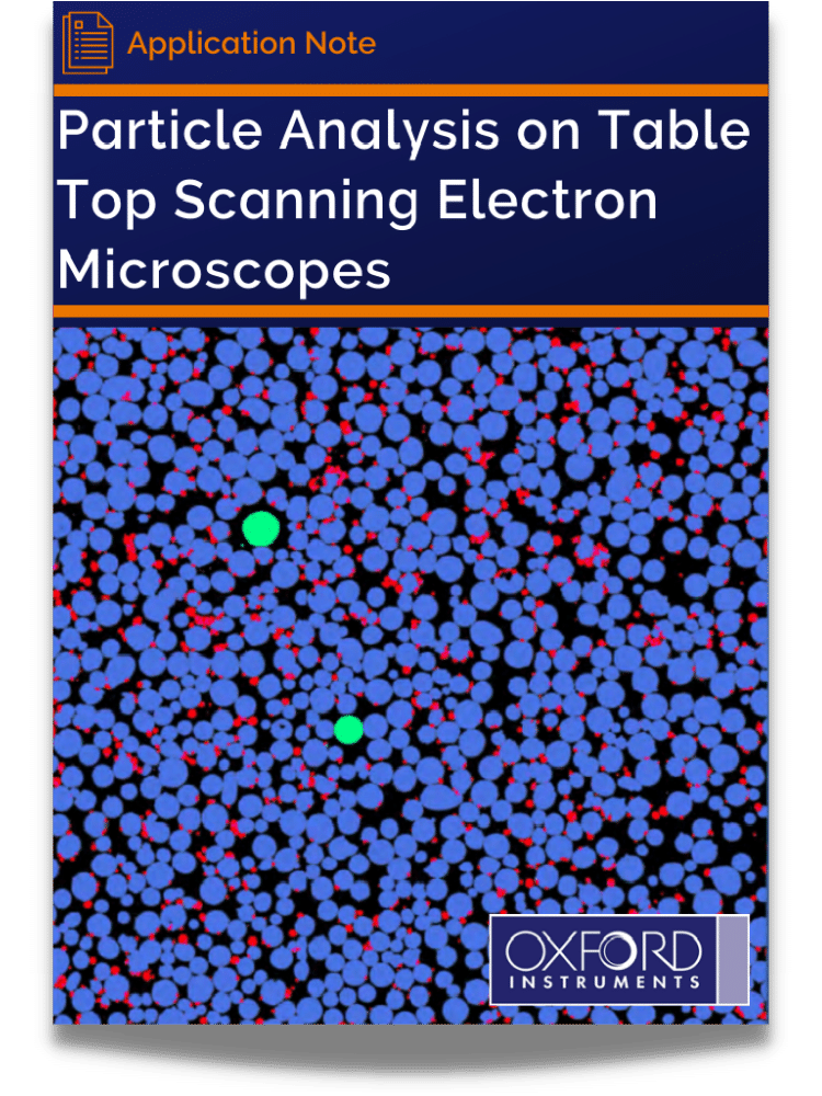 Particle Analysis on Table Top Scanning Electron Microscopes ...